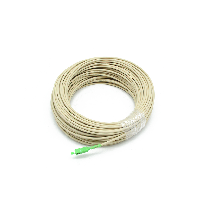 FTTH Drop Cable SC APC Simplex Indoor Pigtail Single Mode Lvory 4.2mm - OMC